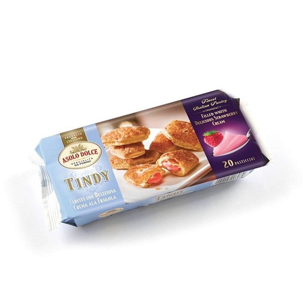 Asolo Dolce Tindy Puff Pastry with Strawberry Cream 110g – DesiMe
