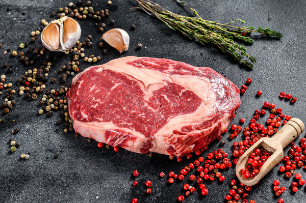 Halal Beef Ribeye Steak 350-400g – DesiMe
