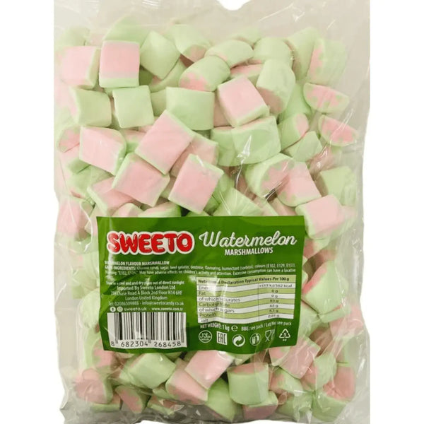 Sweeto Marshmallows Bulk Watermelon (1kg) – DesiMe